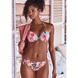 Lascana Bikinihose Damen Gr&ouml;&szlig;e XXS creme / gr&uuml;n / lila / mandarine