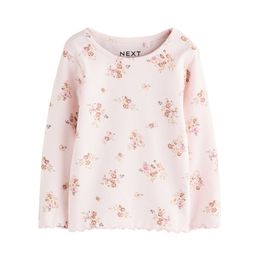 next T-Shirt M&auml;dchen Gr&ouml;&szlig;e 116 beige / apricot / pink