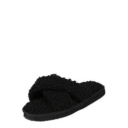 ABOUT YOU Slipper 'Jona' Damen Gr&ouml;&szlig;e 39/40 schwarz