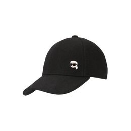 K by KARL LAGERFELD Karl Lagerfeld Cap 'Ikonik 2.0' Damen Gr&ouml;&szlig;e 55/60 schwarz / wei&szlig;