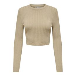 Only Pullover 'Luxe' Damen Gr&ouml;&szlig;e S beige / wei&szlig;