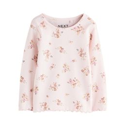 next T-Shirt M&auml;dchen Gr&ouml;&szlig;e 116 beige / apricot / pink