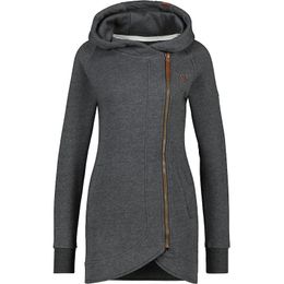 ALIFE & KICKIN Kapuzensweatjacke &raquo;Damen MaryAK A&laquo; moonless melange XXL XXL Kuschelig weiche Kapuzensweatjacke MaryAK C von alife and kickin in...