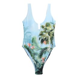 next Swimsuit female Blue size 24