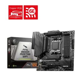 MSI Mainboard »MAG B650M MORTAR WIFI« Grau-Schwarz Lightning USB 20G: Integrierter USB 3.2 Gen 2x2 Anschluss, bietet 20Gbps...