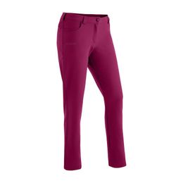 Maier Sports Funktionshose »Charlotte« Damen Outdoorhose, elastische Hose mit Fleece Innenseite, Regular fit magenta 17 - Kurzgrößen Kurzgrößen 17...