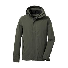 Killtec Outdoorjacke »KOS 87 MN JCKT_XENIOS« 100% wasser- und winddicht, abzippbare Kapuze, verstellbare Bündchen khaki XXL XXL Funktionsjacke mit...
