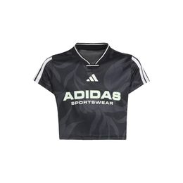 adidas Sportswear Sportshirt 'Hot' M&auml;dchen Gr&ouml;&szlig;e 170 anthrazit / apfel / schwarz / wei&szlig;
