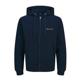 Jack & Jones JACK & JONES Sweatjacke 'JORNorrebro' Herren Größe M navy / orange