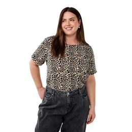 ZIZZI Shirt 'WILMA' female Brown size XXL