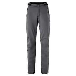 Gonso Fahrradhose »Trail Pants Softshell W« Radhose mit hohe Wärmeisolation. Wasserabweisend und strapazierfähig. grau 46 - Normalgrößen...