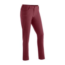 Maier Sports Funktionshose »Charlotte« Damen Outdoorhose, elastische Hose mit Fleece Innenseite, Regular fit dunkelrot 19 - Kurzgrößen Kurzgrößen...
