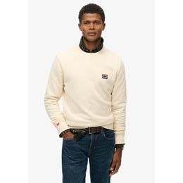 Superdry Sweatshirt »GREAT OUTDOORS EMB RLXD SWEAT« Oatmeal Beige L L Basic Sweater mit Rundhals von Superdry