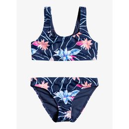 Roxy Triangel-Bikini »Sporty« Mood Indigo Rg Floral Flow 8(125-130cm) - Cup B Cup B 8(125-130cm) Stoff: weicher, widerstandsfähiger und...