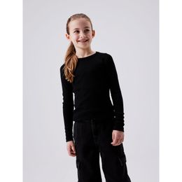 name it Langarmshirt &raquo;NKFNAKAL LS TOP NOOS&laquo; in Basic-Form und leicht gerippter Qualit&auml;t Black 134 (140) 134 (140) Unifarbenes Design, perfekt f&uuml;r...