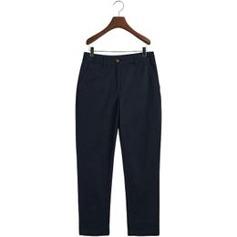 Gant Chinohose »SLIM CHINOS« mit verkürzter Länge Evening blue 36 - N-Gr N-Gr 36 Unifarbene Chinohose von Gant
