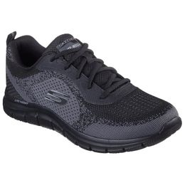 Skechers Sneaker »TRACK-GLENDOR« Trainingsschuh, Schnürschuh, Freizeitschuh mit Memory Foam schwarz 45 45 Knit Lace Up Sneaker von Skechers in...