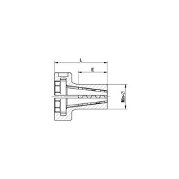 R&ouml;hm R&Ouml;HM Spannh&uuml;lse AGILIS 01 Min-D 22 (1180138)