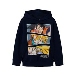name it Sweatshirt 'NKMJIL DRAGON' Jungen Gr&ouml;&szlig;e 116 navy / opal / gelb / dunkelorange