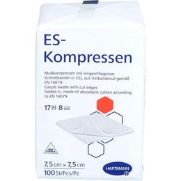 Avitamed ES-KOMPRESSEN unsteril 7,5x7,5 cm 8fach 100 St