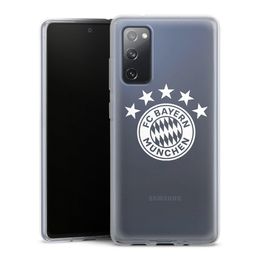 DeinDesign Galaxy S20 FE Handy Silikon H&uuml;lle Case transparent Handyh&uuml;lle Transparent Fcb Fc Bayern M&uuml;nchen Silikon Case
