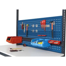 eurokraft basic Lochwand, f&uuml;r Arbeitstisch-System WT, f&uuml;r Tischbreite 1500 mm