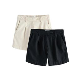 next Shorts 'Rich' Damen Gr&ouml;&szlig;e 44 creme / schwarz