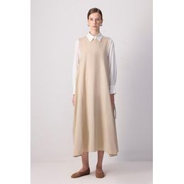 Touche Prive Weste Damen Gr&ouml;&szlig;e 40 taupe Winterkleid