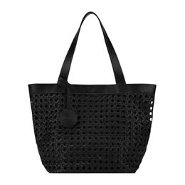 Ilse Jacobsen Shopper 'Braid 02' Damen Gr&ouml;&szlig;e One Size schwarz