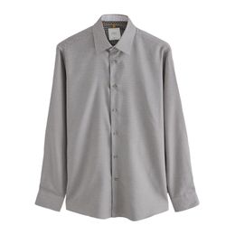 next Button Up Shirt male Grey size 15.5