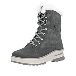 Remonte Schn&uuml;rstiefelette Damen Gr&ouml;&szlig;e 39 graphit / wei&szlig; Winterschuhe