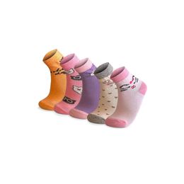 Crea Socks Socks 'KATZE' girl Mixed colors size 33-36