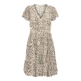 Jacqueline de Yong JDY Kleid 'JDYSEZEN' Damen Größe 36 hellbeige / grau Winterkleid
