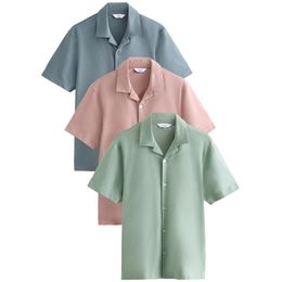 next Button Up Shirt male Blue, Green, Pink size 5XL