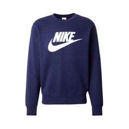 Nike Sportswear Sweatshirt 'CLUB' Herren Gr&ouml;&szlig;e XL navy / wei&szlig;