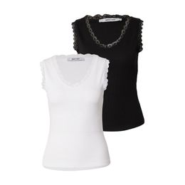 ABOUT YOU Top 'Reese' Damen Gr&ouml;&szlig;e S schwarz / wei&szlig;