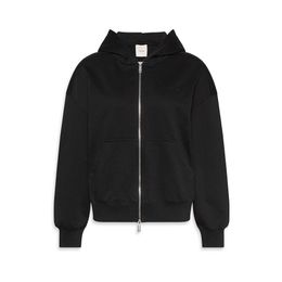 Calvin Klein Zip-Up Hoodie female Black size XXL
