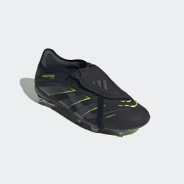 Fußballschuh adidas Performance "PREDATOR PRO FOLD-OVER TONGUE FG", Gr. 43, schwarz (core schwarz, carbon, lucid lemon), Synthetik, Schuhe, geeignet für Rasenplätze