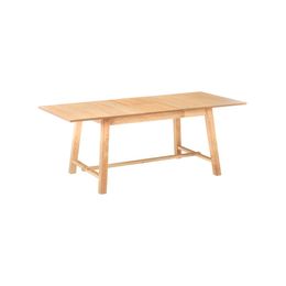 Beliani Esszimmertisch BARNES in Braun - (W) 90 x (H) 76 x (L) 160 cm | Gr.: onesize