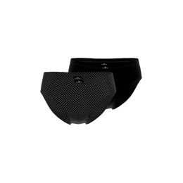 G&ouml;tzburg G&ouml;tzburg Slip 2Er Pack X-Lastic in schwarz-dunkel-Karo | Gr.: XL
