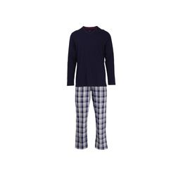 Bugatti Pyjama Genua in blau-dunkel-Karo | Gr.: 48