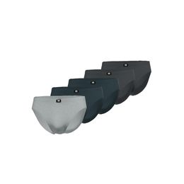 Ceceba Slip 5Er Pack Challenger in grau-dunkel-melange | Gr.: 5