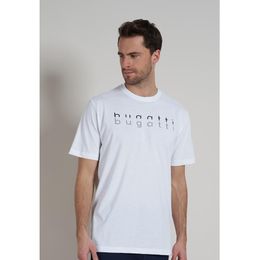 Bugatti T-Shirt Palermo in wei&szlig;-hell-uni | Gr.: 58