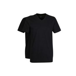 Bugatti T-Shirt 2Er Pack Bari in schwarz-dunkel-uni | Gr.: 58