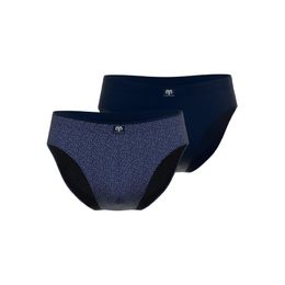 Ceceba Slip 2Er Pack Ohio in blau-dunkel-Allover | Gr.: 8