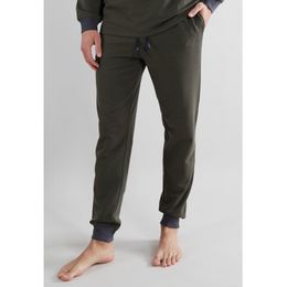Tom Tailor Lange-Hose Dallas in grün-dunkel-multicolor1 | Gr.: 48