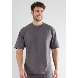 Tom Tailor T-Shirt Br&uuml;gge in grau-dunkel-melange | Gr.: XL