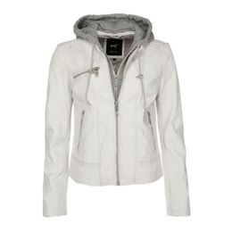 Maze Lederjacke Mico in wei&szlig; | Gr.: S