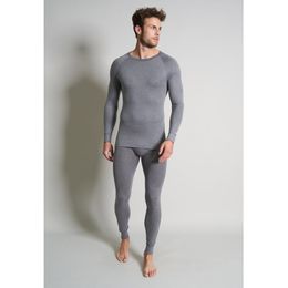 Ceceba Thermo Longsleeve Thermo Sport in grau-dunkel-melange | Gr.: 4