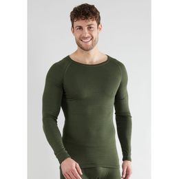 Ceceba Thermo Longsleeve Thermo Sport in gr&uuml;n-mittel-uni | Gr.: 9